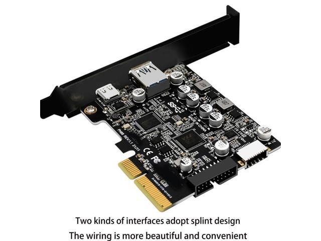 Click here for FOR PCIE 3.0 To USB 3.2 Gen2 Type-C 10Gbps Data Tr... prices