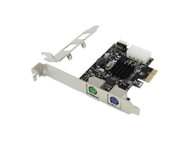 Click here for FOR PCIE to 2xPPSS2 PS//2 Port For PC Keyboard Mou... prices
