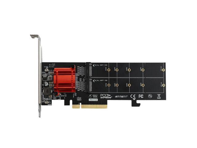 Click here for FOR PCIe 3.1 x8 ASM1812 to 2 port M.2 NVMe SSD Ada... prices