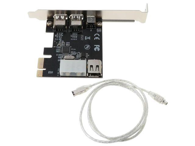 Click here for FOR PCI-E 1X IEEE 1394A 4 Port(3+1) Firewire Card... prices