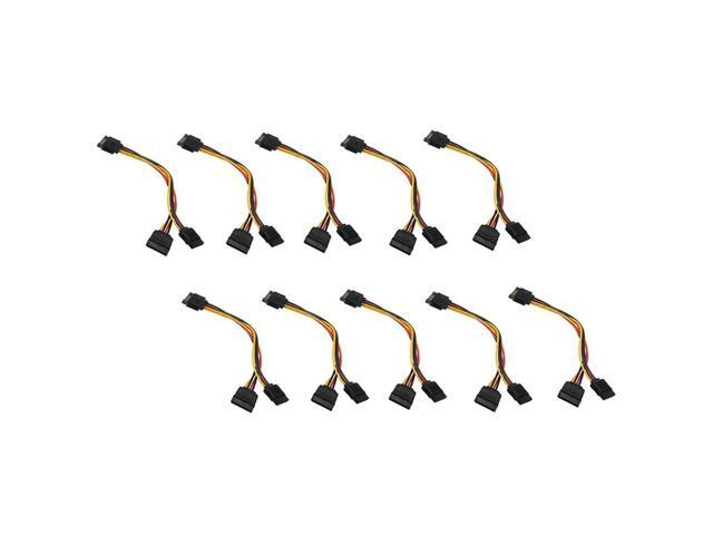 Click here for FOR 10 Pcs 15 Pin SATA (Male) To 2 SATA Power (Fem... prices