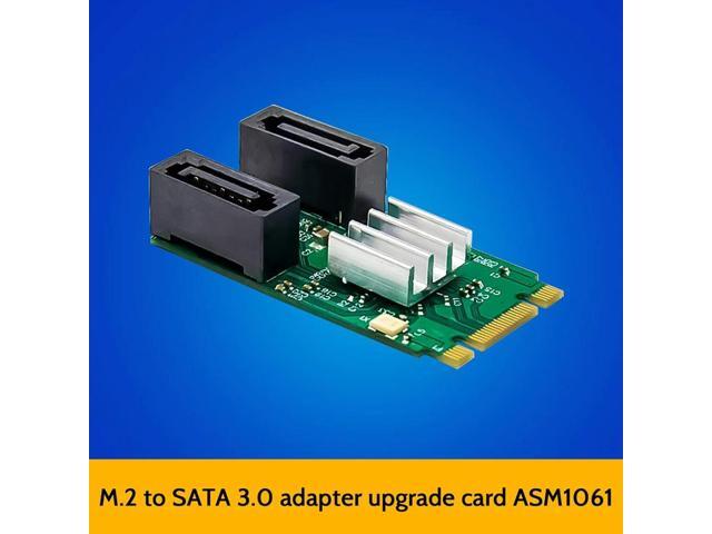 Click here for FOR M.2 B+M KEY Adapter Card 2 Port SATA 3.0 Expan... prices