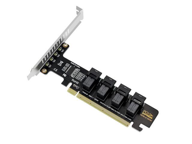 Click here for FOR NGFF PCI-E 16X To 4 Ports U.2 NVME Split Expan... prices