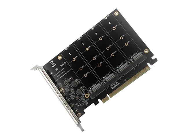 Click here for FOR PCIE 4-Port M.2 NVEM SSD Expansion Card Comput... prices