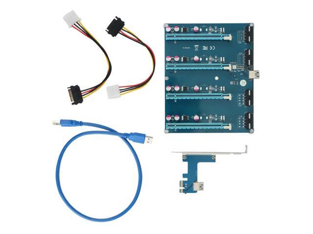 Click here for FOR Pcie 1 To 4 PCI Express 16X Slots Riser Card P... prices