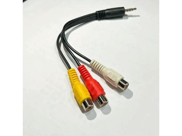 Click here for FOR 3RCA female 3.5mm male Jack Plug Male to 3 RCA... prices