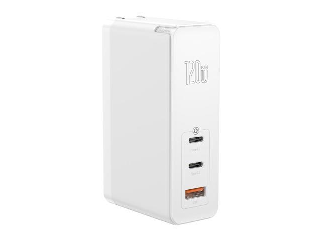 Click here for Baseus GaN Mini Quick Charger 2USB-C 1USB-A 120W W... prices