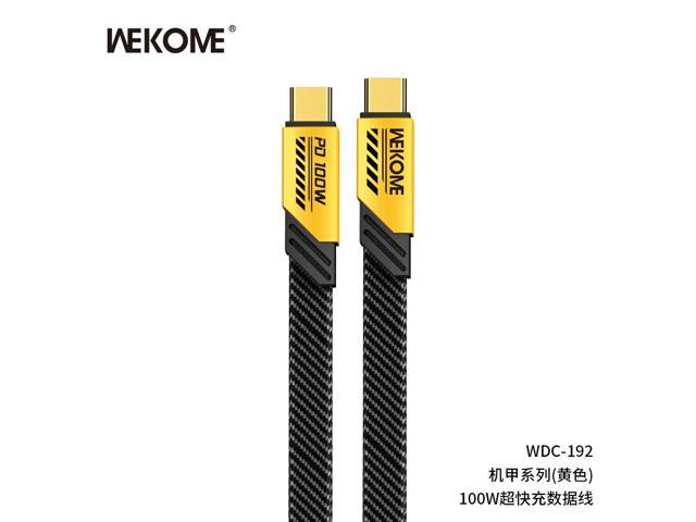 Click here for WEKOME WDC-192 Charging Cable 100W USB-C TO C 1M prices