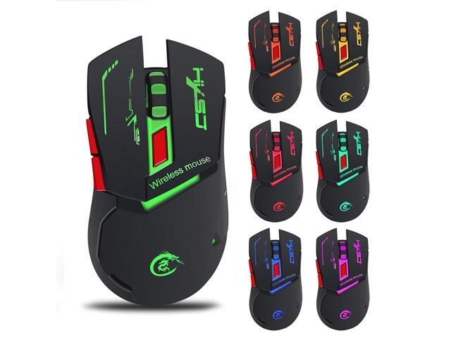 Click here for HXSJ X30 Ergonomic 7 Colorful Lights 2400DPI Wirel... prices