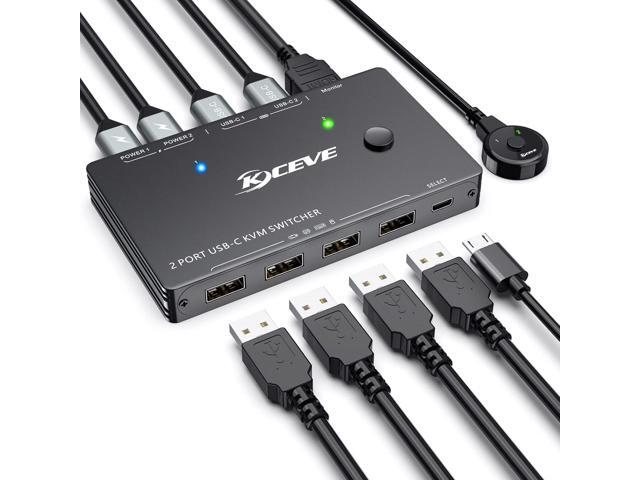 Click here for USB Type-C KVM Switch 4K@60Hz 2 in 1 Out Type-C KV... prices