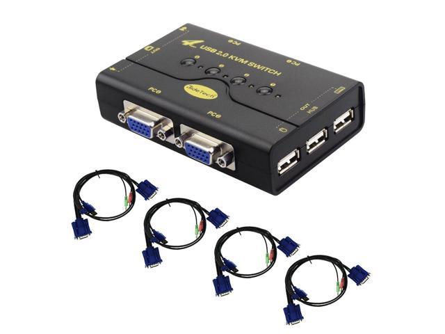 Click here for 4 Port VGA KVM Switch with USB Hub and Audio Suppo... prices