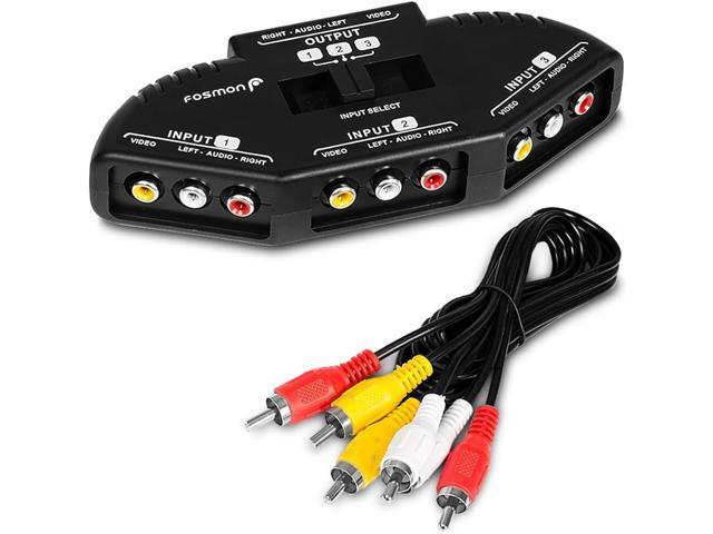 Click here for A1602 RCA Splitter with 3-Way Audio  Video RCA Swi... prices