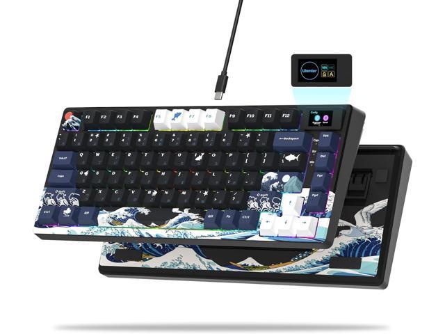 Click here for Womier S-K80 75 Keyboard with Color Multimedia Dis... prices