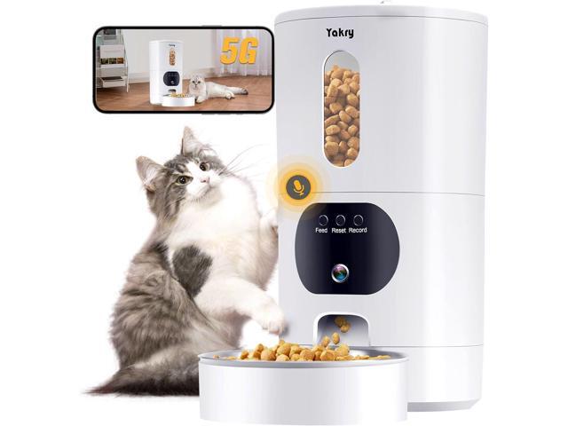 Click here for Automatic Cat Feeders Camera 5G: WiFi Easy to Clea... prices