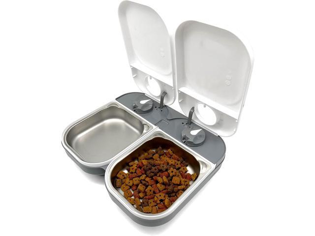 Click here for Two-Meal Automatic Pet Feeder with Stainless Steel... prices