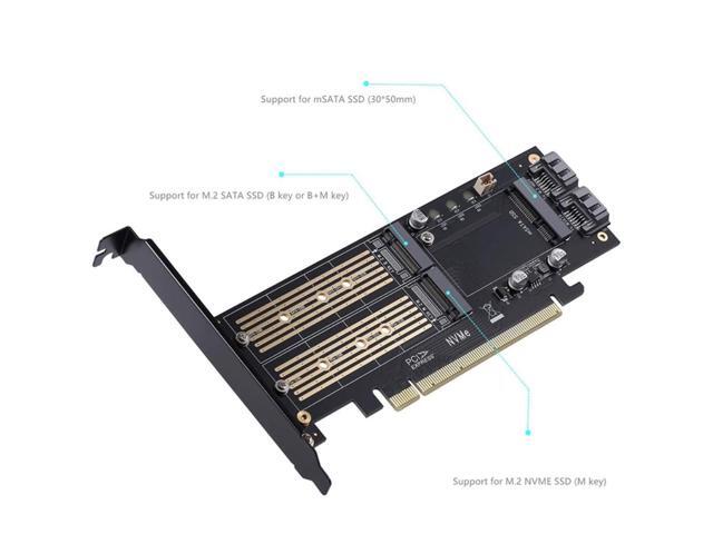 Click here for JEYI Sk16-Pro Nvme Ngff Adapter X16 Pci-E3 Full Sp... prices