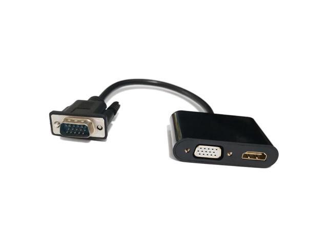 Click here for VGA to HDMI-compatible & VGA Adapter 1 in 2 Out wi... prices