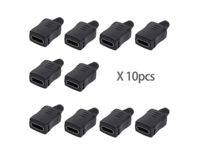 Click here for CY 10set DIY 4pin USB 2.0 Type C Female Socket Con... prices