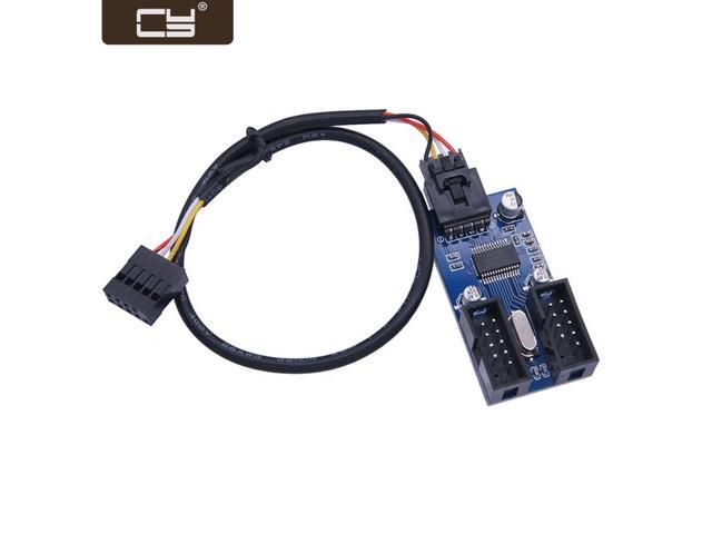 Click here for CY Motherboard 9pin USB 2.0 Header 1 to 2 Female E... prices
