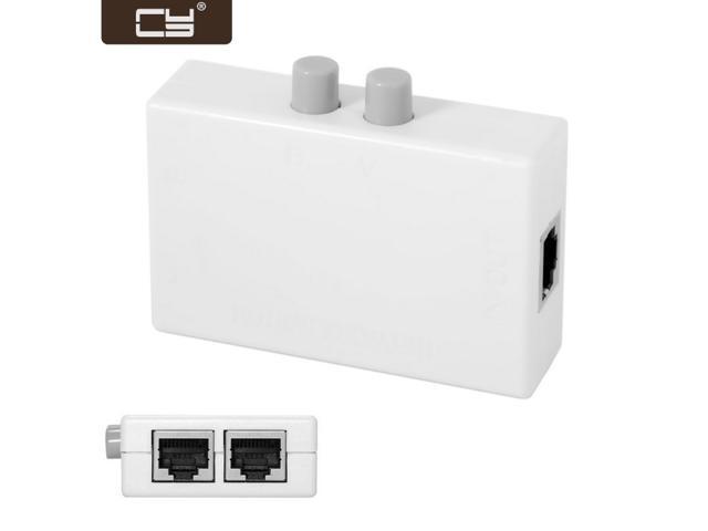 Click here for CY UTP STP 2 in 1 out 2 Ports RJ45 LAN CAT Network... prices