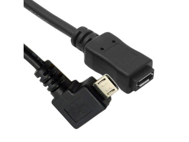 Click here for CY Left 90 Degree Angled Micro USB 2.0 Male to Fem... prices