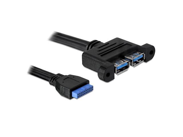 Click here for CY Dual Port USB 3.0 Female Panel Type to Motherbo... prices