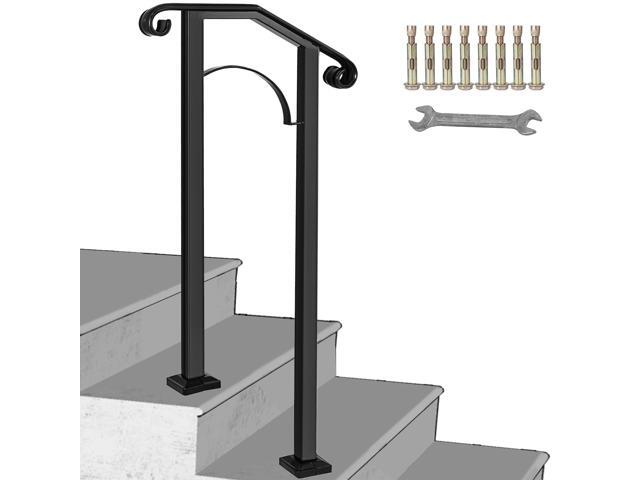 Click here for VEVOR Fits 1 Step Handrail Arch Stair Rail Matte B... prices