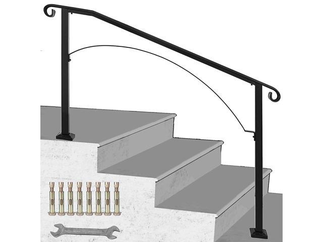 Click here for VEVOR Iron Handrail Arch Hand Railing Rail Fits 3... prices