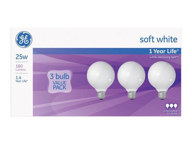 Click here for GE 3406477 BULB 25W G25 MB SW 3PK prices
