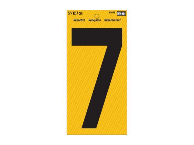 Click here for HY-KO 5624796 NUMBER 7 YELLOW 5REFLCT (Pack of 10) prices