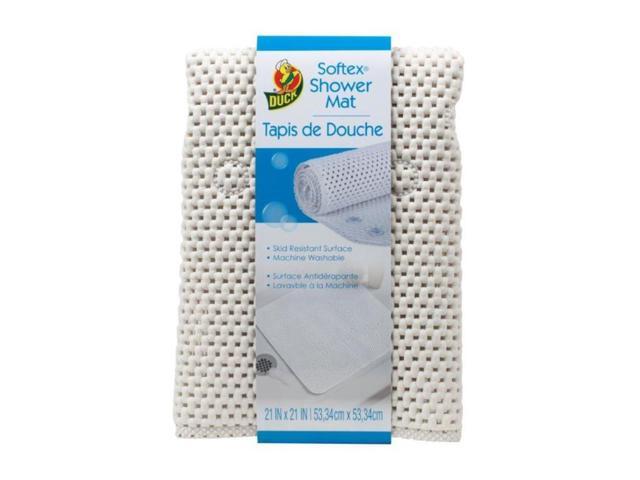Click here for DUCK 6041180 BATH MAT SOFTEX 21X21WHT prices