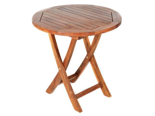 Click here for All Things Cedar  Teak Bistro Table prices