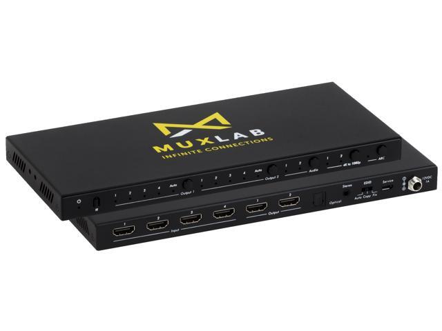 Click here for MuxLab 4x2 HDMI 2.0 Matrix Switch/Splitter Support... prices