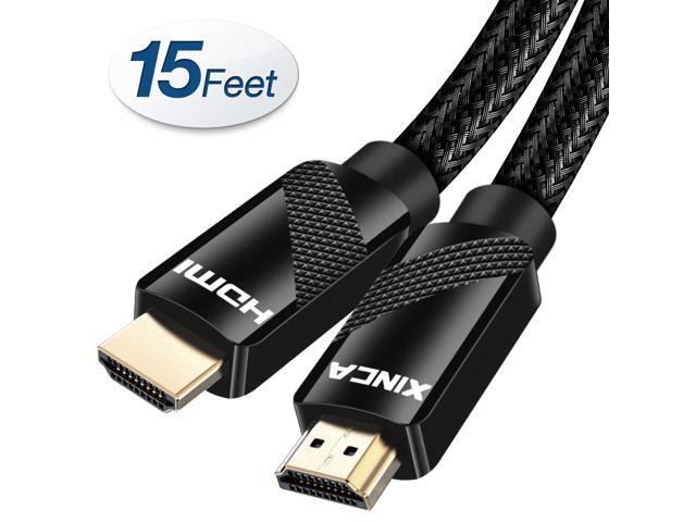 Click here for XINCA HDMI Cable 2.0 15Ft Nylon Braided 4K@60Hz HD... prices