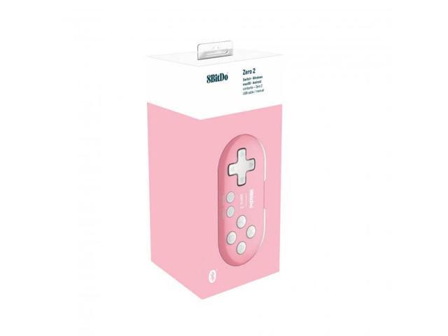 8Bitdo Zero 2 Bluetooth Wireless Gamepad Keychain Sized Mini Controller - Pink - Pink