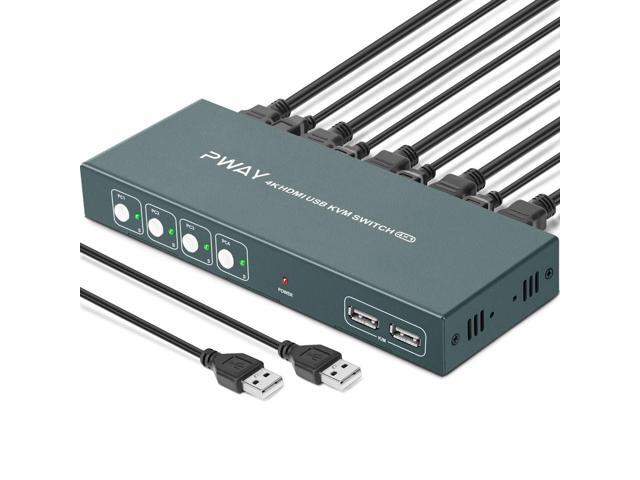Click here for KVM Switch HDMI 4 Port Box  UHD 4K@30Hz & 3D & 108... prices