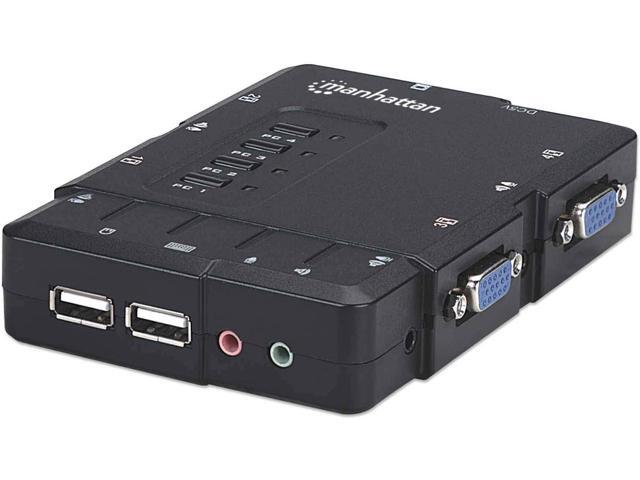Click here for MANHATTAN 4 Port KVM Switch Audio & Microphone Fun... prices