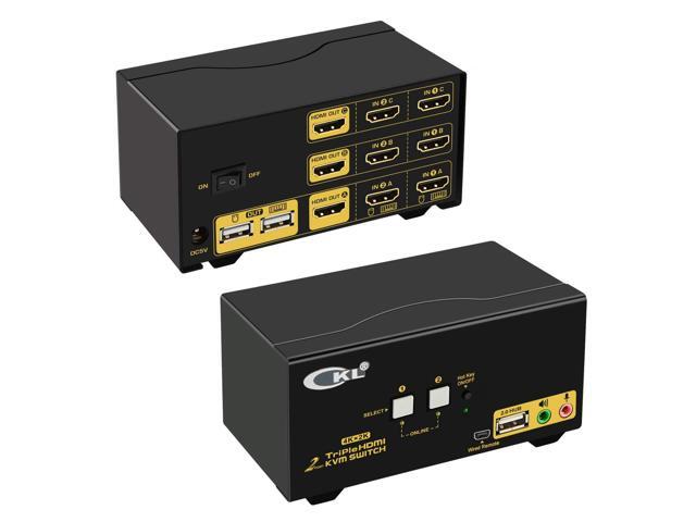 Click here for CKL Triple Monitor HDMI KVM Switch 2 Port 4K@30Hz... prices