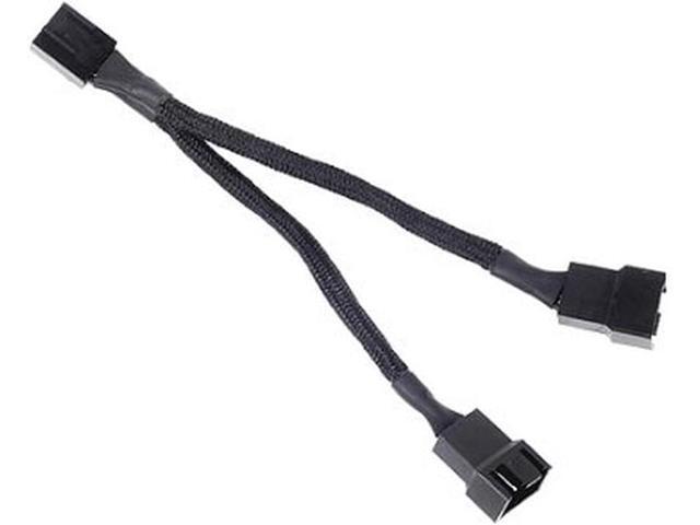 Click here for SilverStone Technology All Black Sleeved 1-to-2 Sl... prices