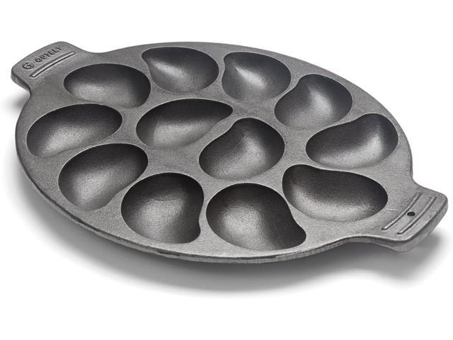 Click here for Outset 76225 Cast Iron Oyster Grill Pan  12 Caviti... prices