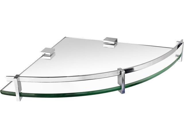 Click here for Mount-It! Glass Corner Shower Shelf for Bathroom... prices