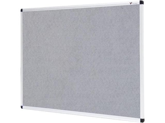Click here for VIZ-PRO 36 X 24 Notice Board Felt Gray Board Offic... prices