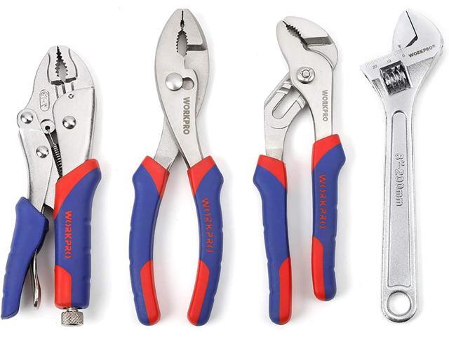 Click here for WORKPRO Pliers Set 4-piece Locking Plier Slip-join... prices