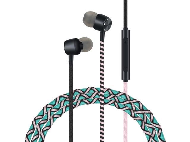 Click here for URIZONS 3.5 Jack Wired Earphones Teens Braided Hea... prices