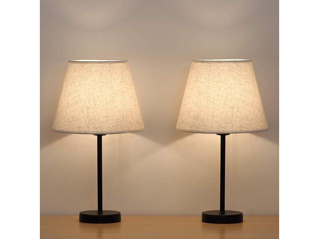 Click here for HAITRAL Bedside Table Lamps - Small Nightstand Lam... prices