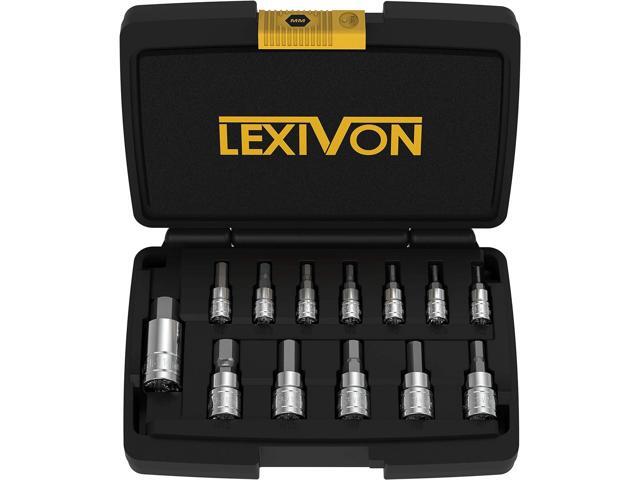 Click here for LEXIVON HEX Bit Socket Set  Premium S2 Alloy Steel... prices