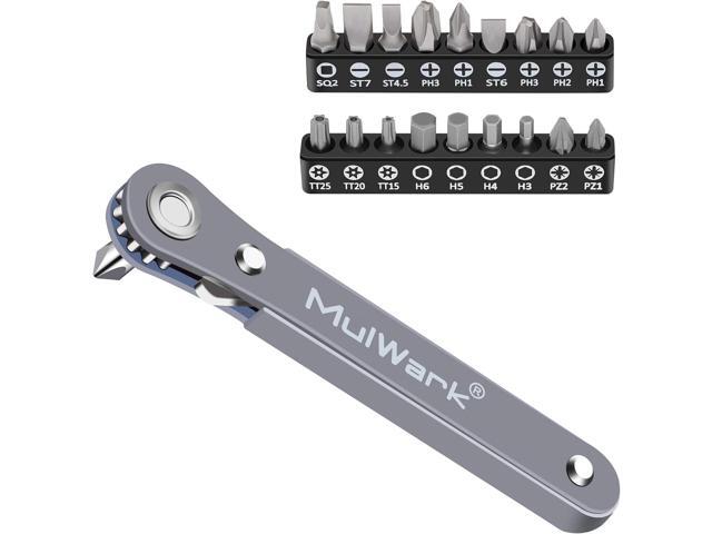 Click here for MulWark 20pc 1/4 Ultra Low Profile Mini Ratchet Wr... prices