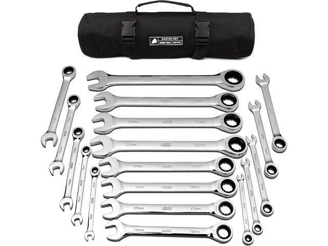 Click here for Jaeger 18pc MM/Metric TIGHTSPOT 90-Tooth Ratchetin... prices