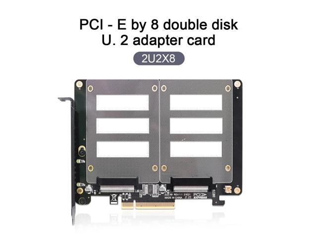 Click here for JEYI PCI-E X8 Dual Disk U.2 Riser Card 2-U2X8 SSD... prices