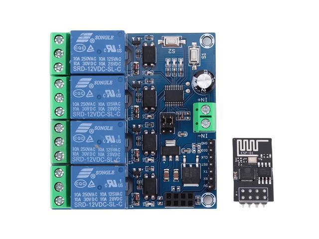 Click here for 4 Way Wireless Smart WiFi Relay Module ESP8266 Thi... prices
